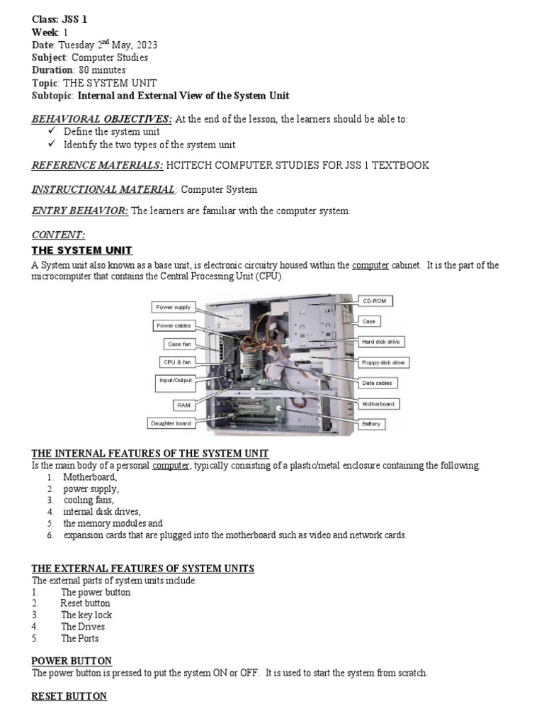 JSS 1 Computer Studies Third Term Notes | PDF | World Wide Web ...