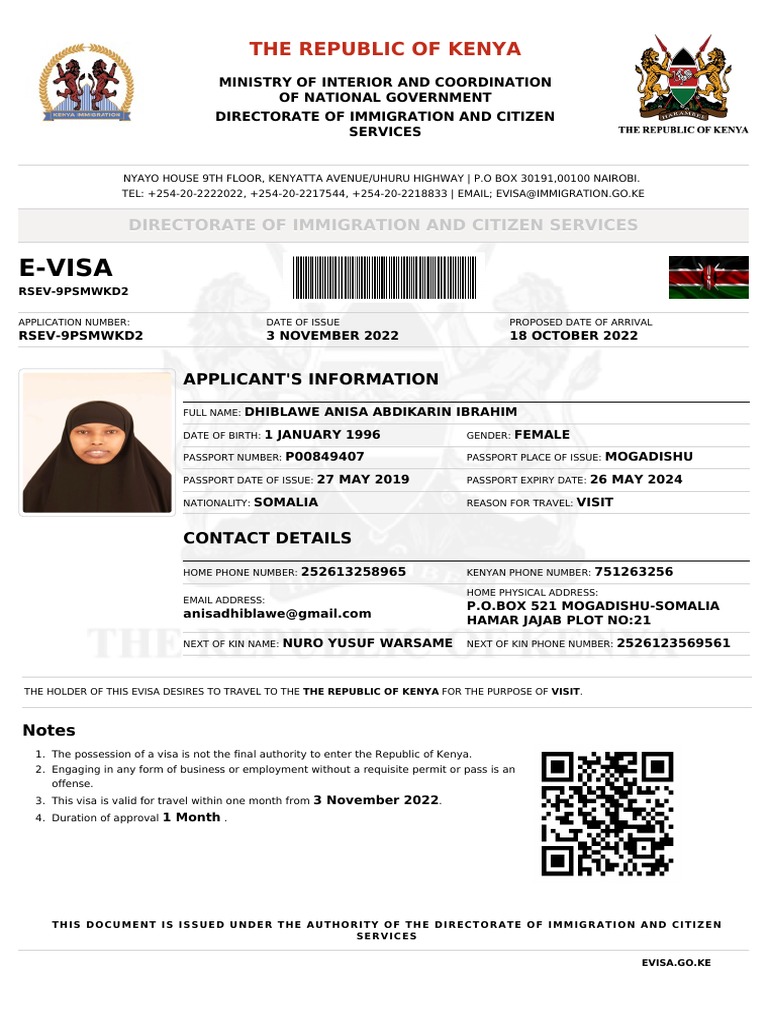 Rsev 9psmwkd2 Evisa c3 | PDF | Travel Visa | Passport