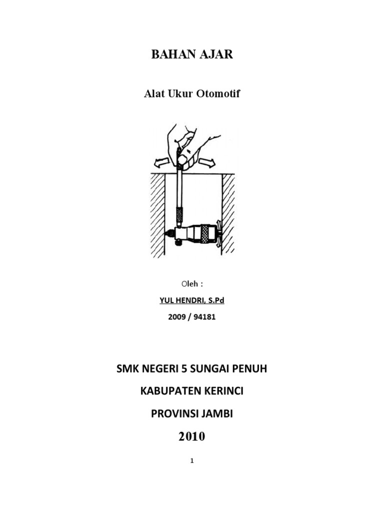 Alat Ukur Otomotif dan Fungsinya | PDF