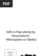 Monopolyo Sa Tabako - M1 | PDF