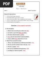 Evs Worksheet Lesson - 5 | PDF