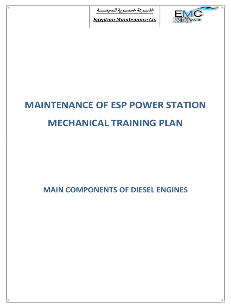 01-Main Components of Diesel Engines | PDF | Internal Combustion Engine ...
