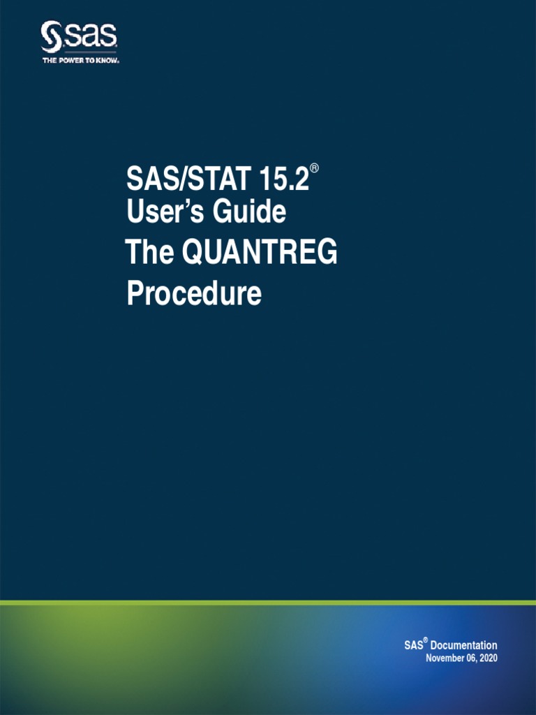 Qreg | PDF | Linear Regression | Regression Analysis