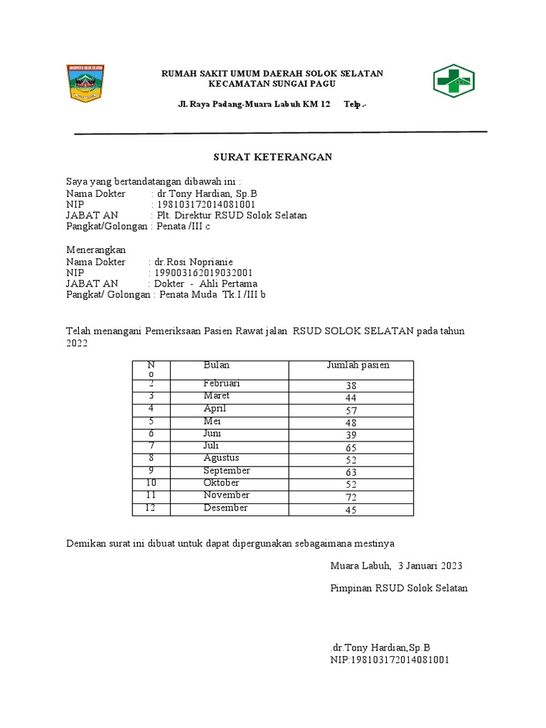 BAHAN STR ROSI RSUD News | PDF