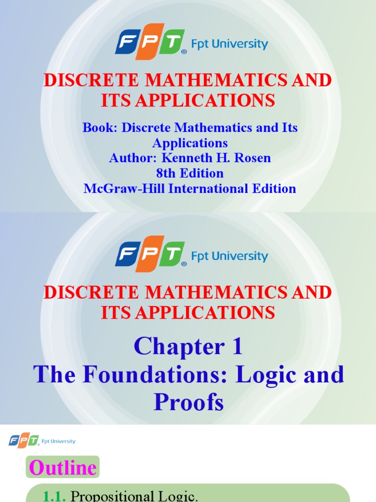 Neww Chapter 1 | Download Free PDF | First Order Logic | If And Only If