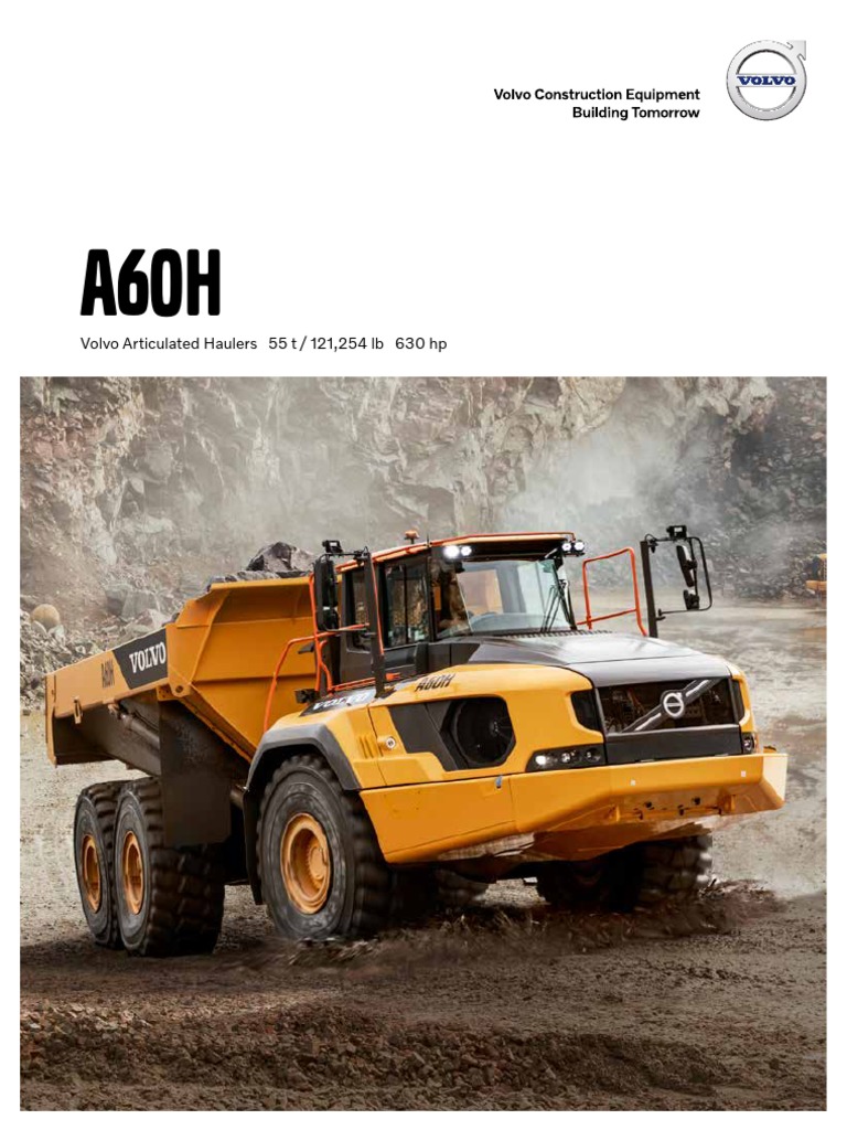 Brochure A60h t4f en 22 20057417 A | PDF | Truck | Horsepower
