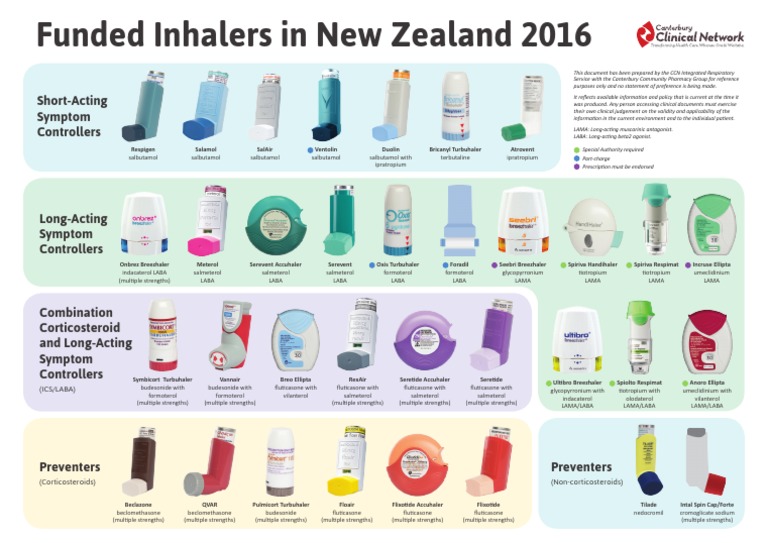 Funded Inhalers in NZ CCN | PDF | Medicinal Chemistry | Health Care