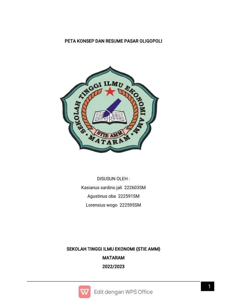 Materi Oligopoli Ekonomi Mikro Pdf Bisnis