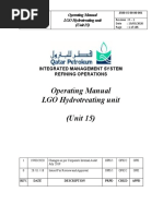 UOP Naphtha Hydrotreating Operating Manual | PDF