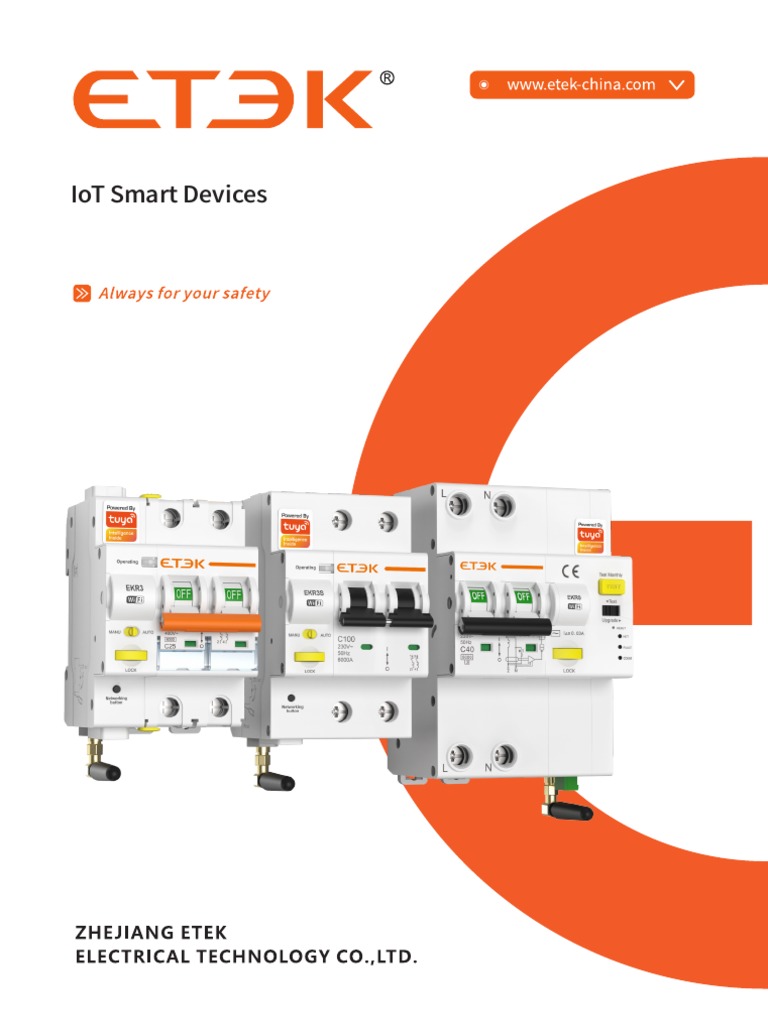 ETEK Smart Circuit Breakers Overview | PDF | Power Supply | Switch