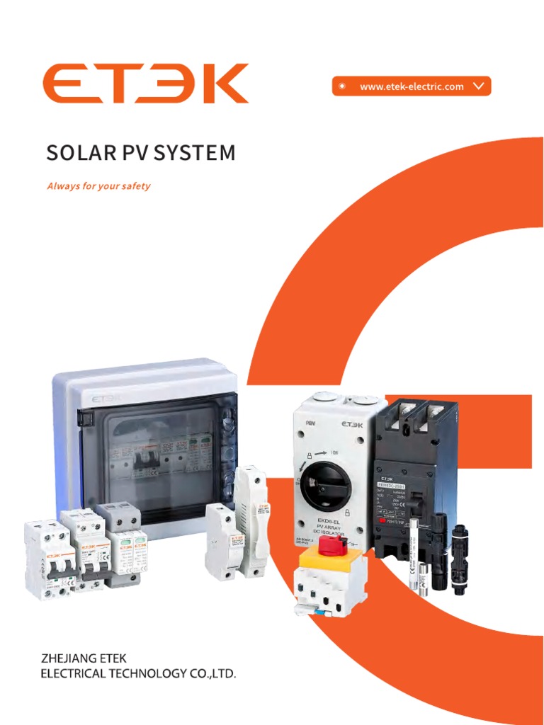 ETEK Solar PV System 2023 | PDF | Physical Quantities | Manufactured Goods