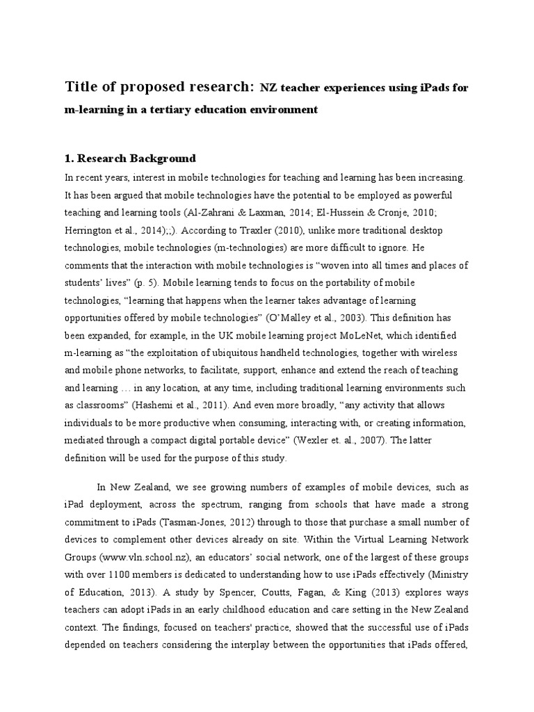 Propsal 3 34635 Pdf Teachers Learning