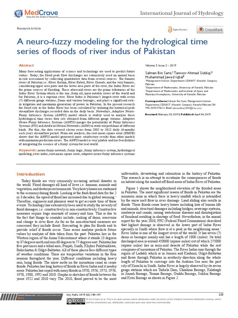 A Neuro Fuzzy Modeling For The Hydrologi | PDF | Time Series | Fuzzy Logic A Neuro Fuzzy Modeling For The Hydrologi | PDF | Time Series | Fuzzy Logic