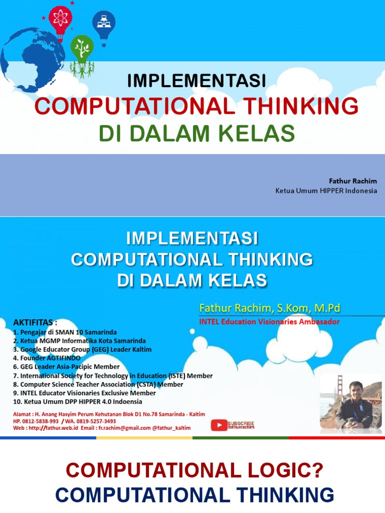Implementasi Computational Thinking Di Kelas | PDF