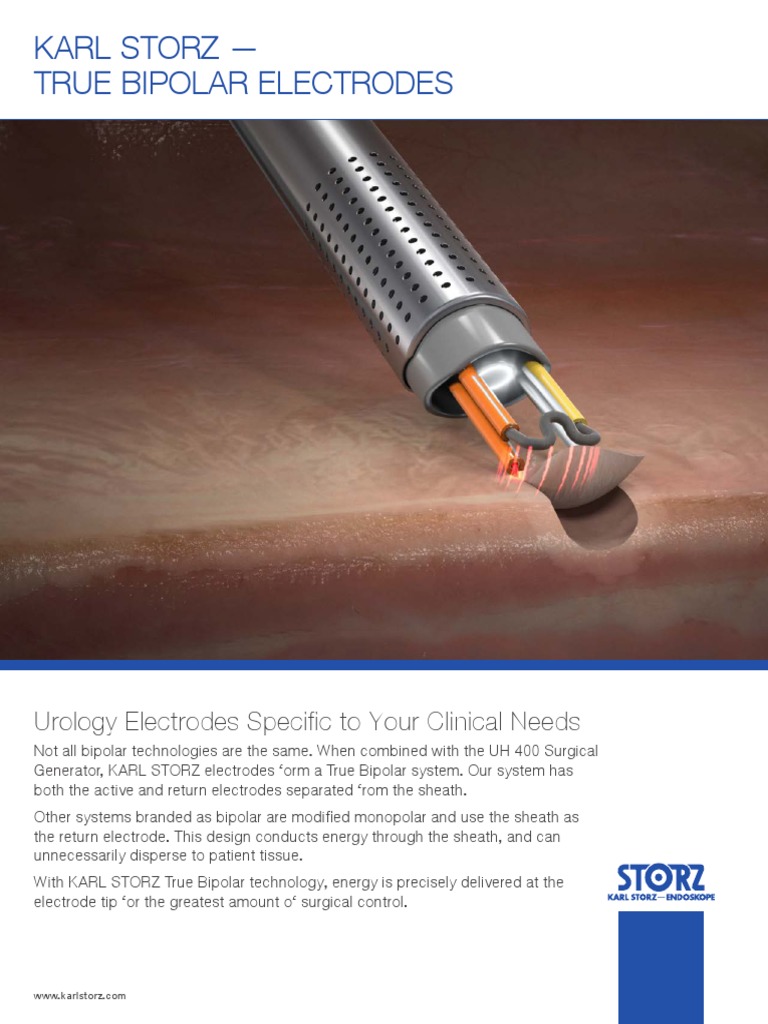 Karl Storz - Leaflet - True Bipolar | PDF | Surgery | Urology