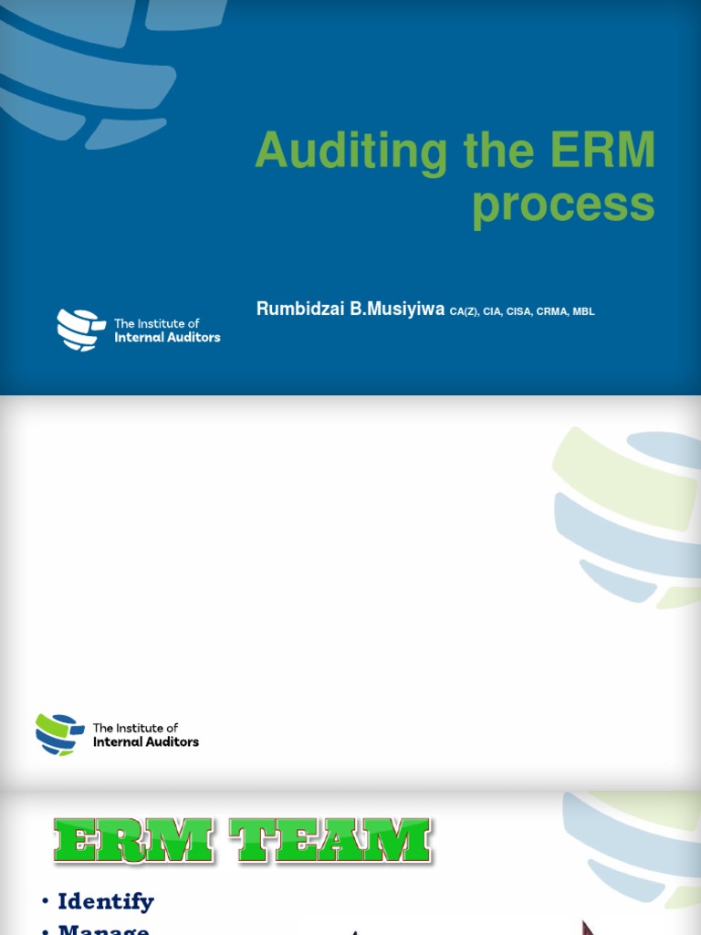 Auditing The ERM Process | PDF
