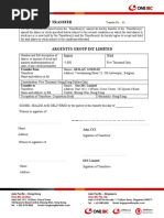 Instrument of Transfer Sample | PDF | Hong Kong