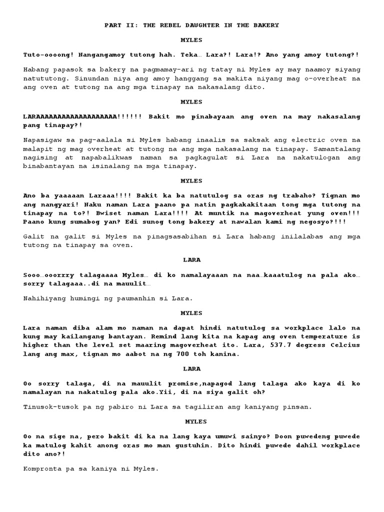 Short Film Script | PDF