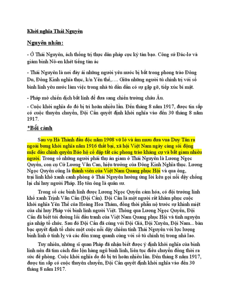 KH I Nghĩa Thái Nguyên | PDF