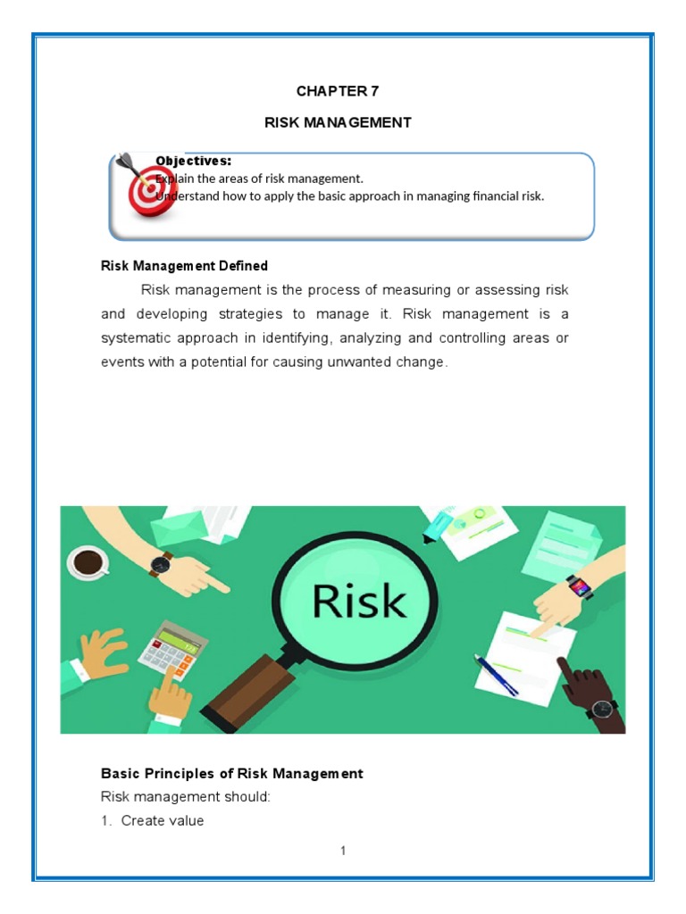 Cae01-Chapter 7 Module | PDF | Risk Management | Risk