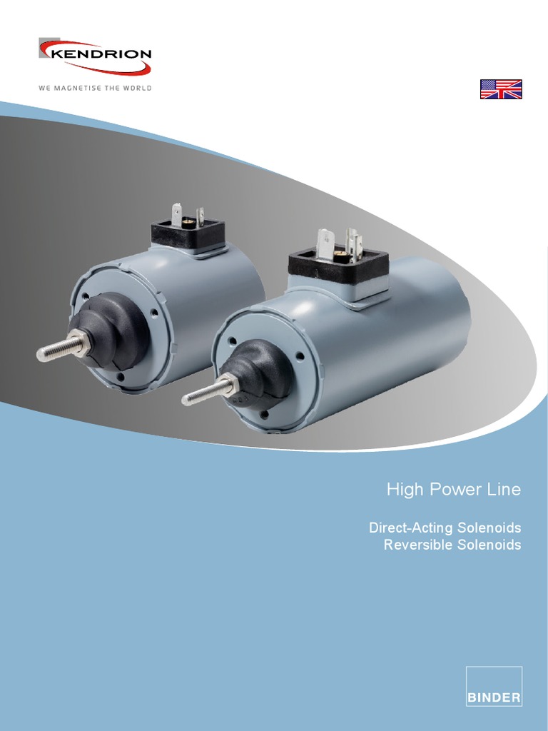Kendrion High Power Solenoids Overview | PDF | Electrical Engineering ...