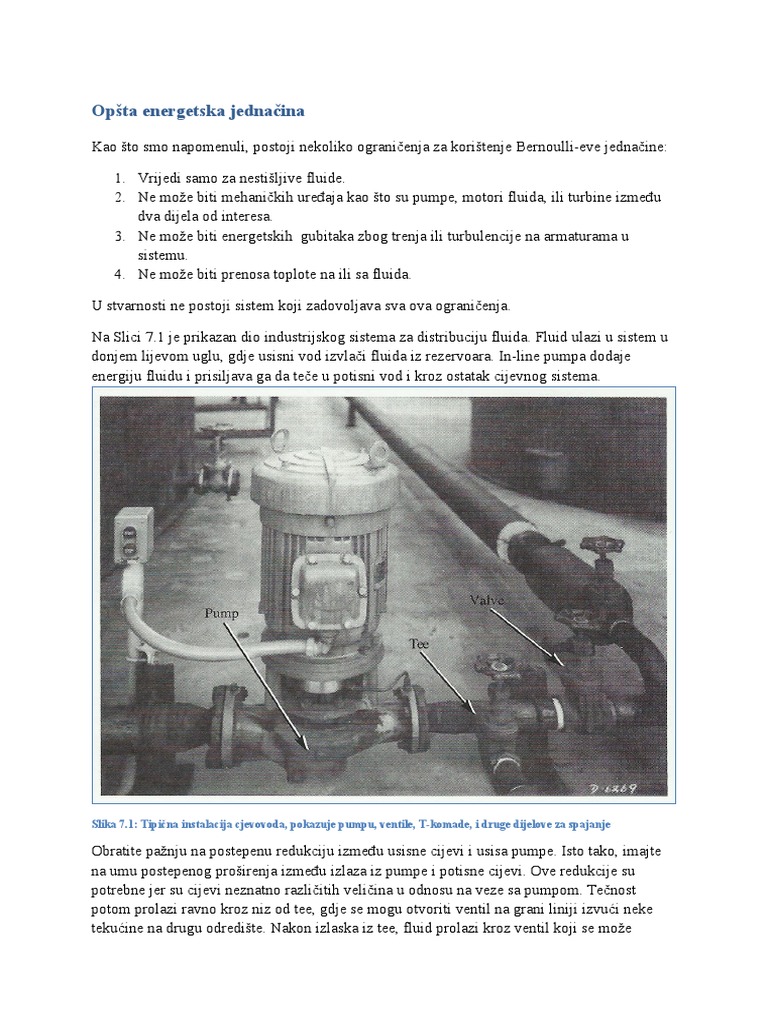 Generalna Jednacina Energije | PDF