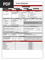 Rigging Plan Template | PDF | Crane (Machine)