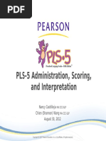 PLS-5 Normative Data Reported in 1-Month Increments For Ages 2:6 ...