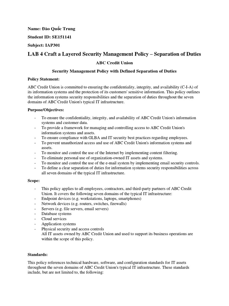 Lab 4 | PDF | Information Security | Security