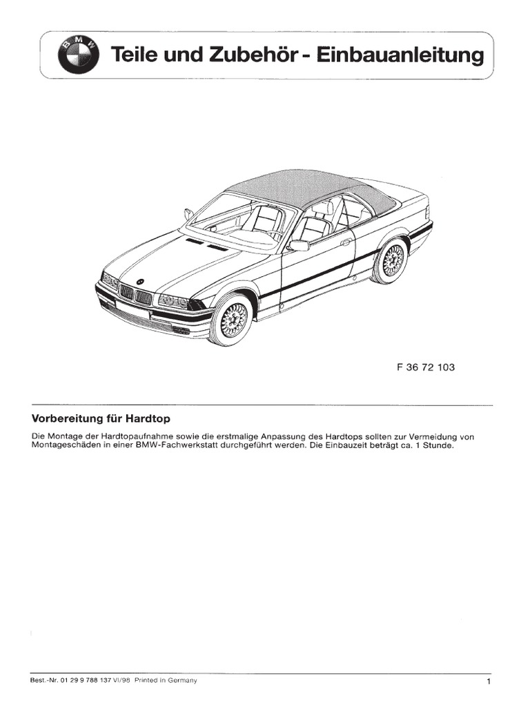 Hardtop E36 | PDF