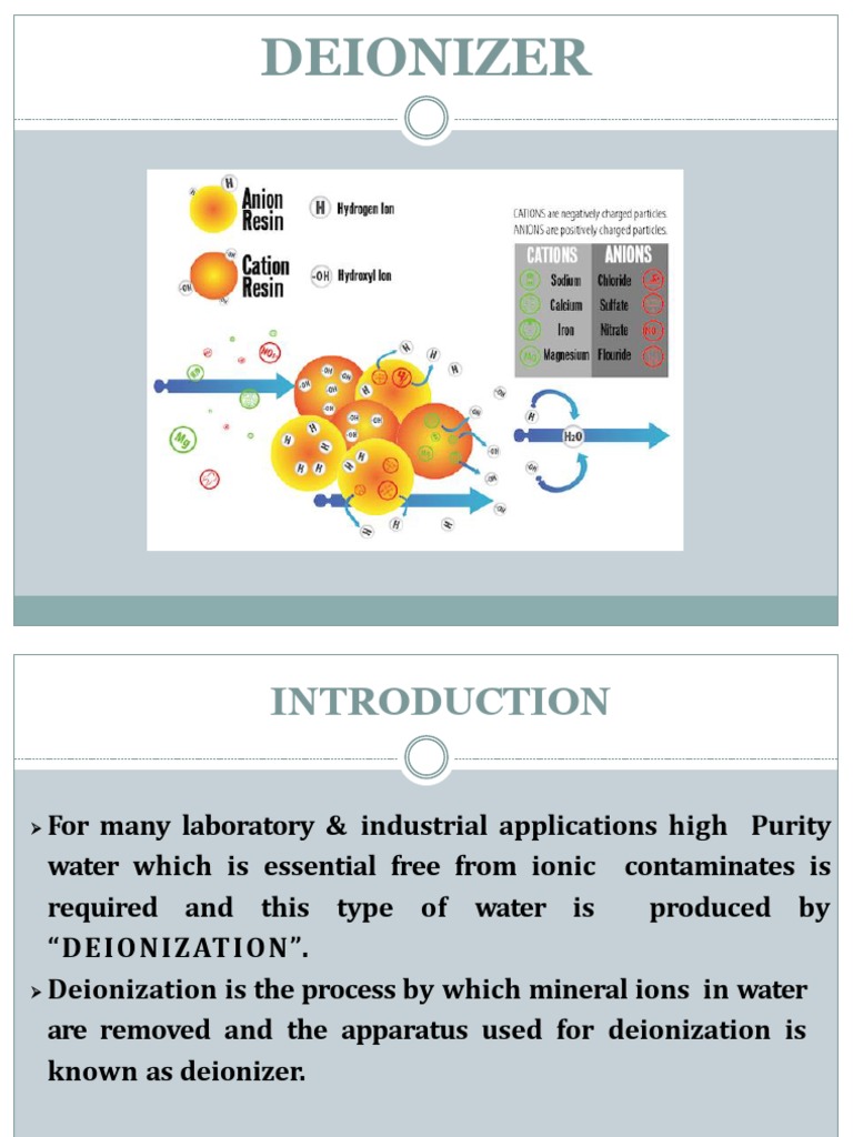 11 Deionizer | PDF | Purified Water | Ion