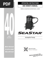SeaStar Hydraulic Steering Boat Helm Installation Manual | PDF | Nut ...