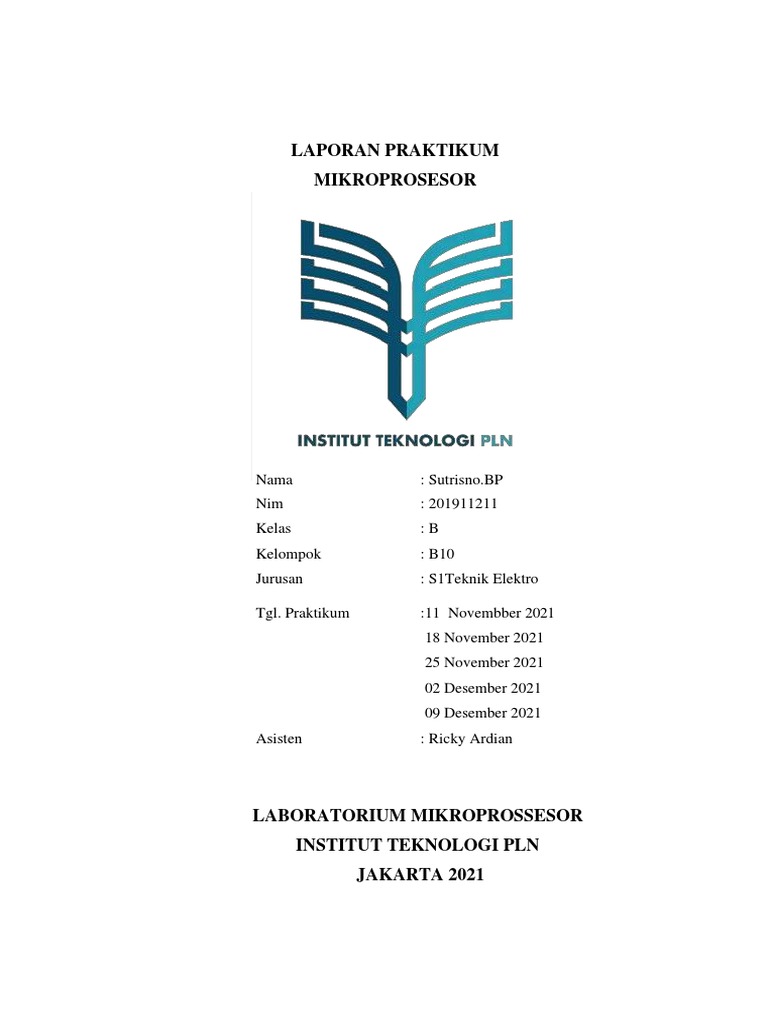 Laporan Praktikum Mikroprosesor | PDF