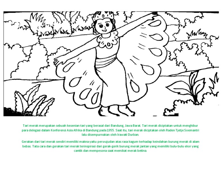 TARI MERAK Gambar Dan Penjelasannya | PDF