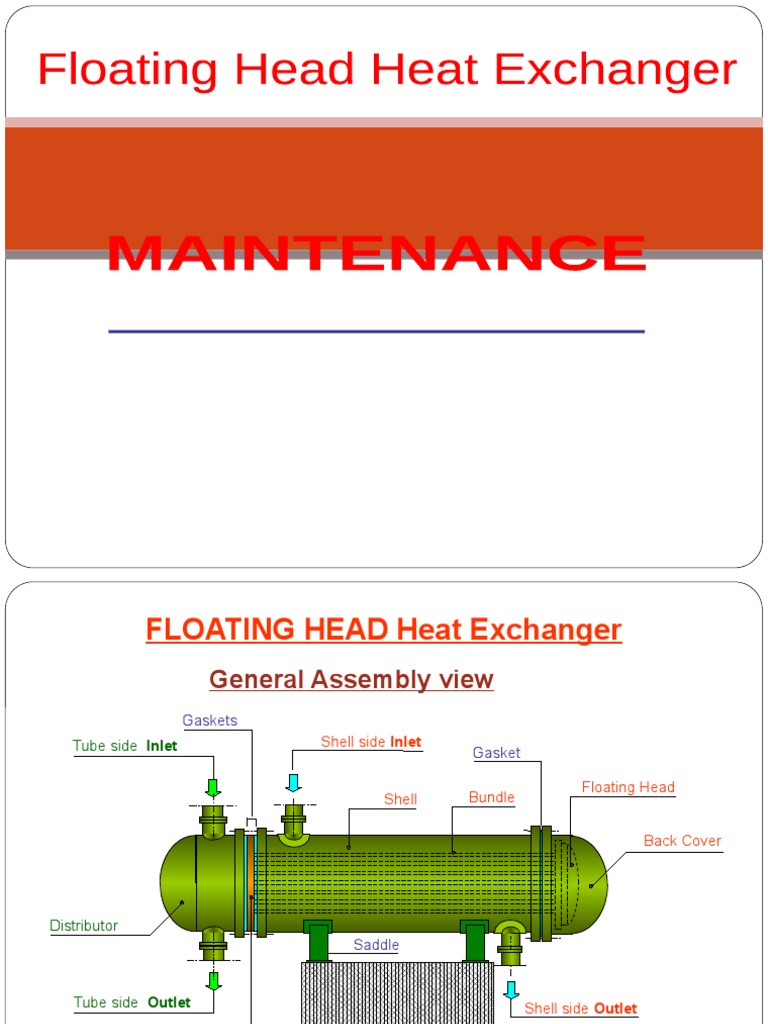 Floating Head Heat Exchanger Maintenance | PDF | Leak | Heat Exchanger