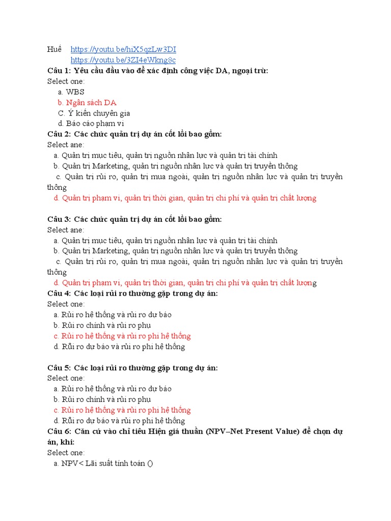 QTDA Cuối kỳ | PDF