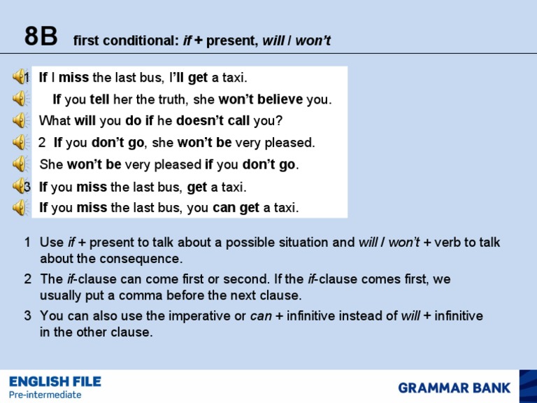 8B Grammar Bank | PDF