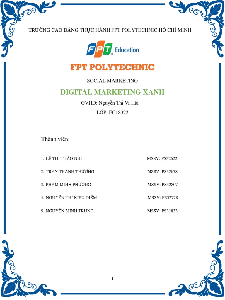 Asm Social Marketing Nhóm 5 | PDF