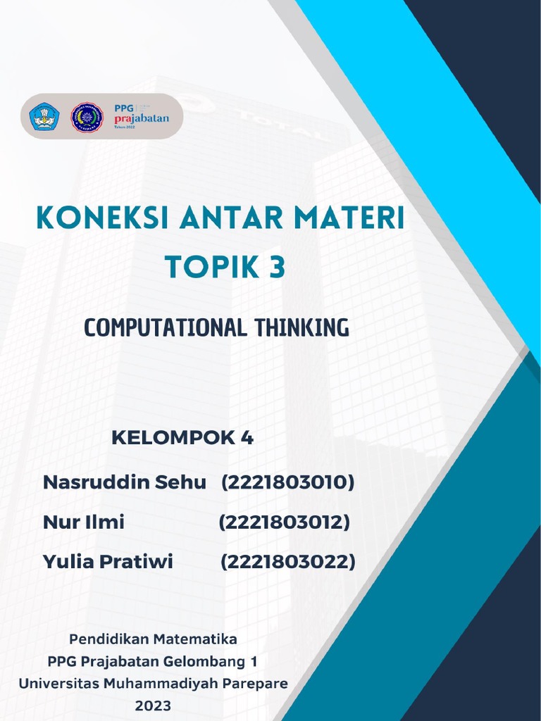 Nasruddin Sehu - Topik 3 - Klp. 4 - Koneksi Antar Materi - CT | PDF