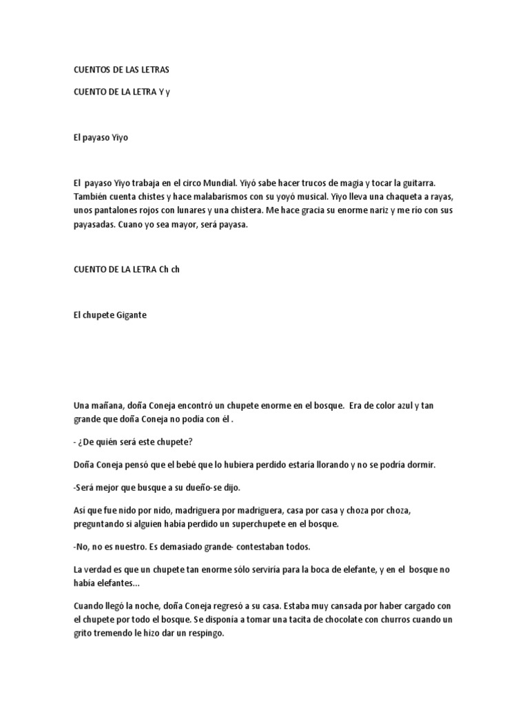 Cuentos de Las Letras | PDF