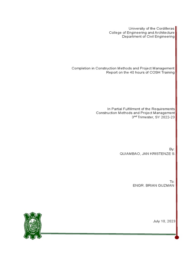 CMPM Compilation Merged | PDF | Occupational Safety And Health | Safety