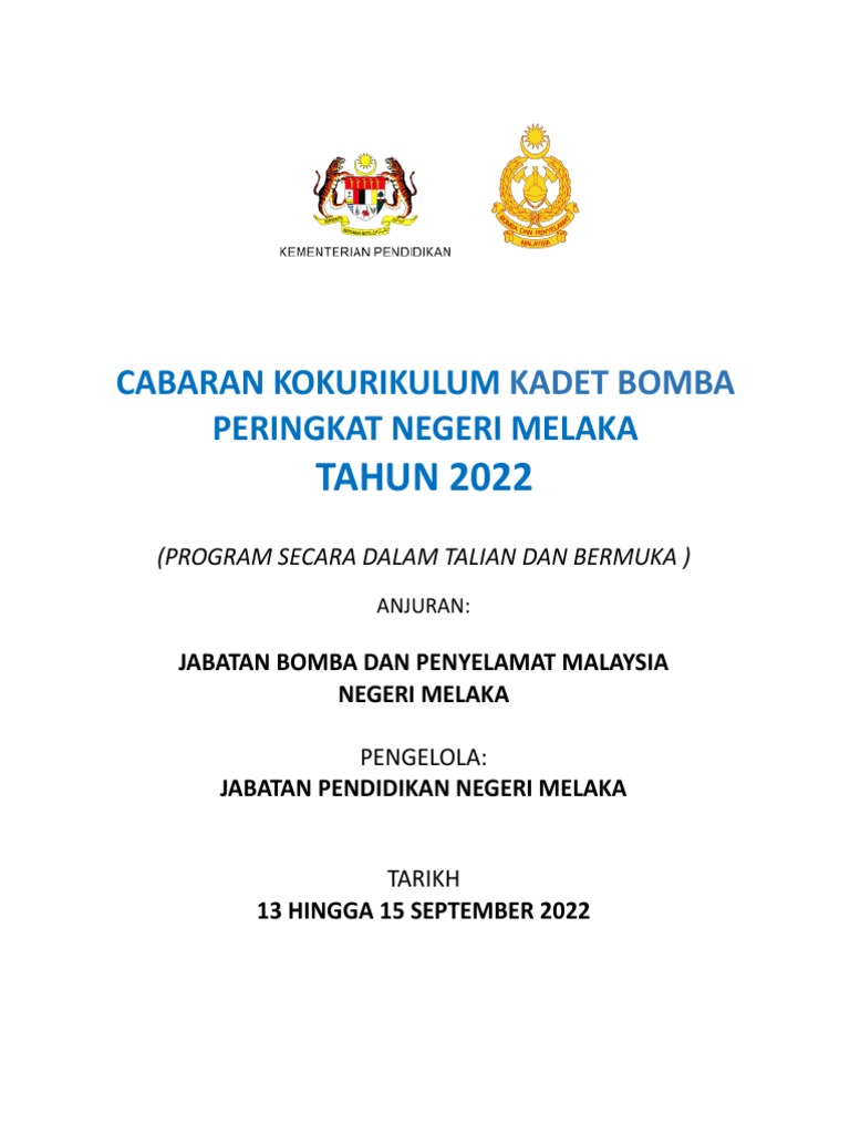 Kertas Konsep Cabaran Kadet Bomba 2022 | PDF Kertas Konsep Cabaran Kadet Bomba 2022 | PDF