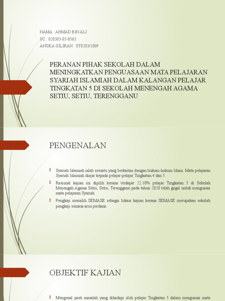 PP VIVA Contoh 3 | PDF