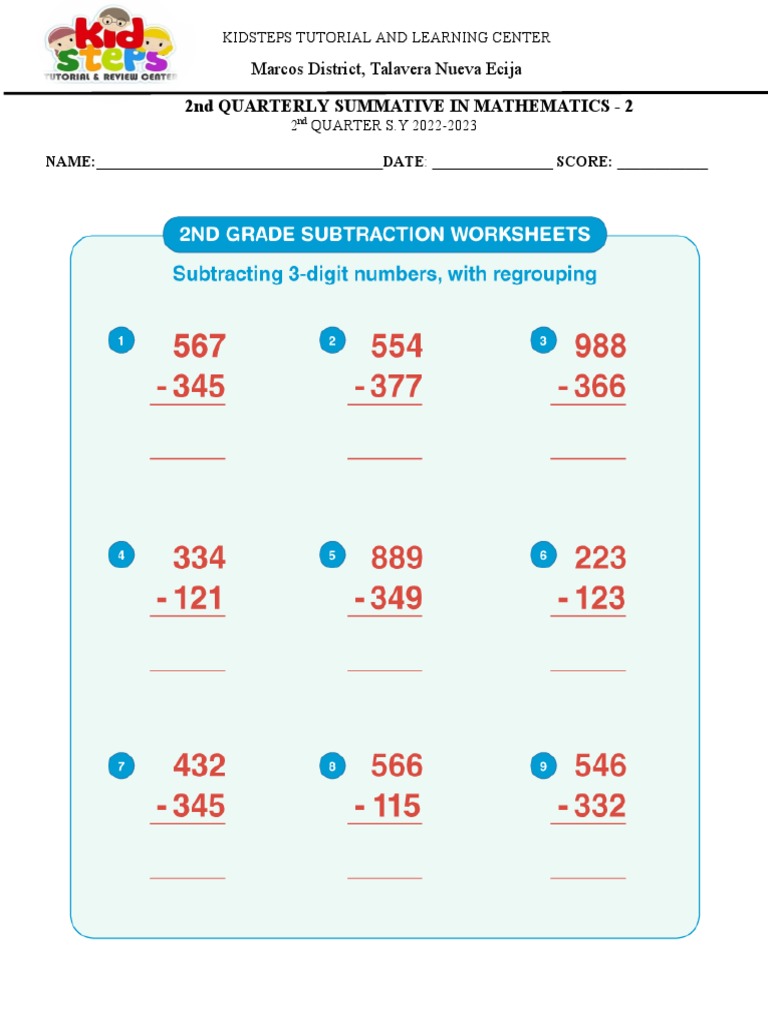 G2 2nd QUARTERLY SUMMATIVE IN MATHEMATICS | PDF