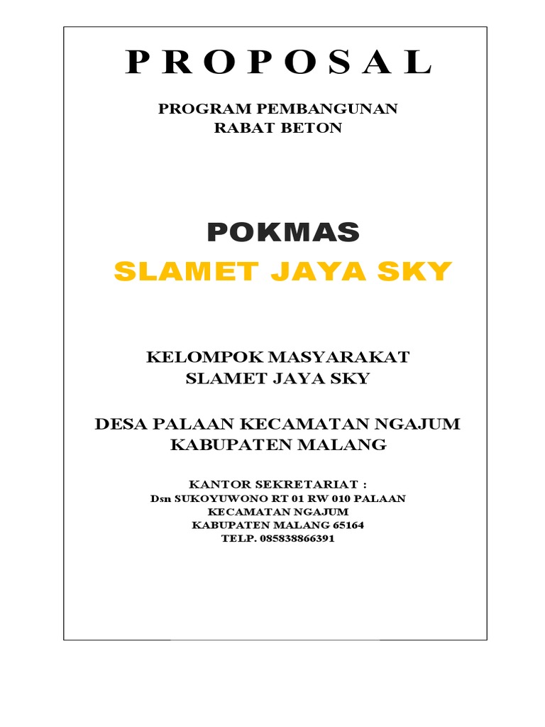 Slamet Jaya Sky | PDF