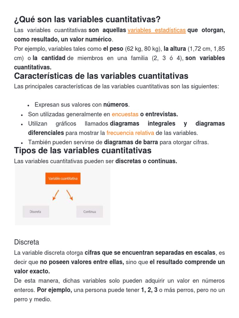 Clases de Variables Frecuencias y Ejemplos | PDF | Informática