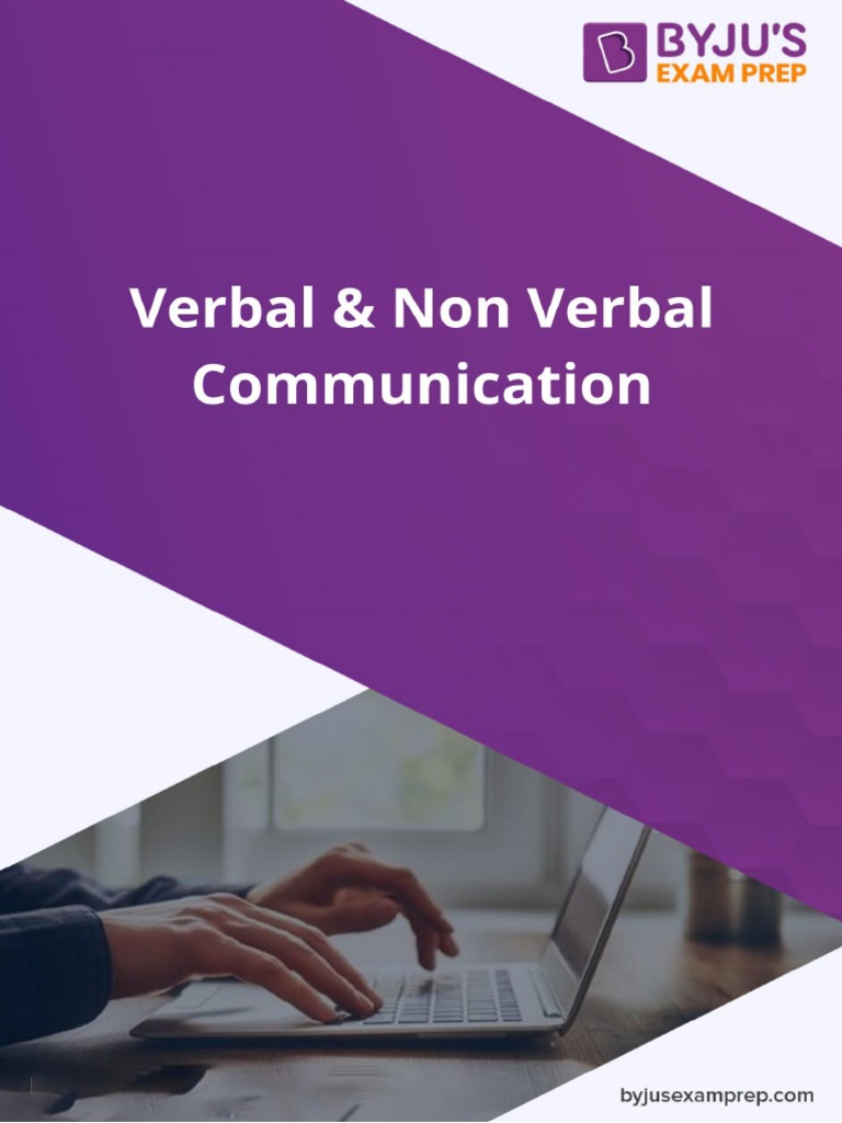 Verbal Non Verbal Communication 151685944509272 | PDF