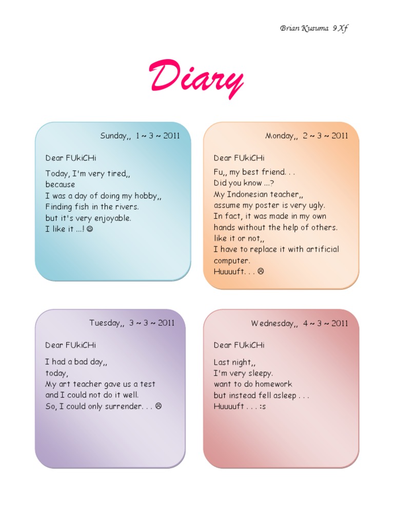 Diary | PDF