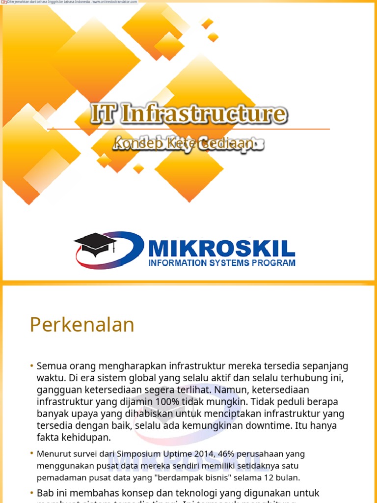 Modul 4. Availability Concepts - En.id | PDF | Bisnis | Komputer