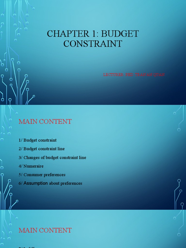 Chapter 1 | PDF | Economics | Microeconomics